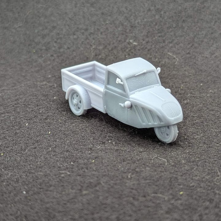 3D Printable Tricycle car Framo 1933 DKW-JF (3-wheeler) (Germany, Interwar+WW2) by Wargame3d